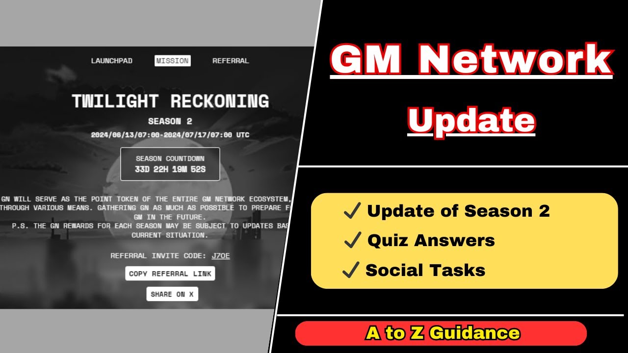 GM Network Update | GM Network Season 2 has started - YouTube
