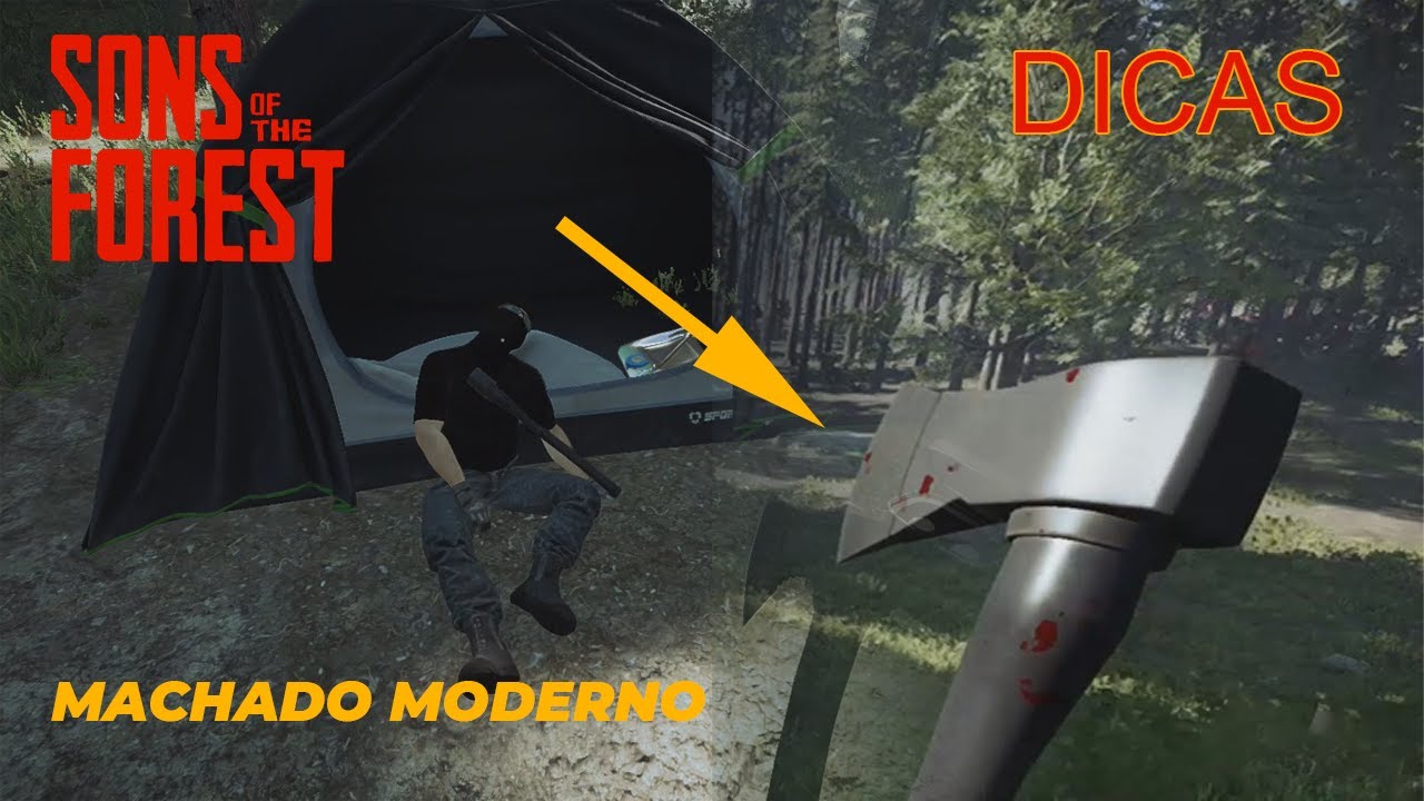 Como Encontrar O Machado Moderno | Dicas Sons Of The Forest - YouTube