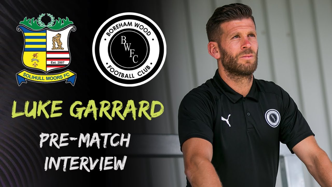 SOLIHULL PREVIEW | Luke Garrard's pre-match interview - YouTube