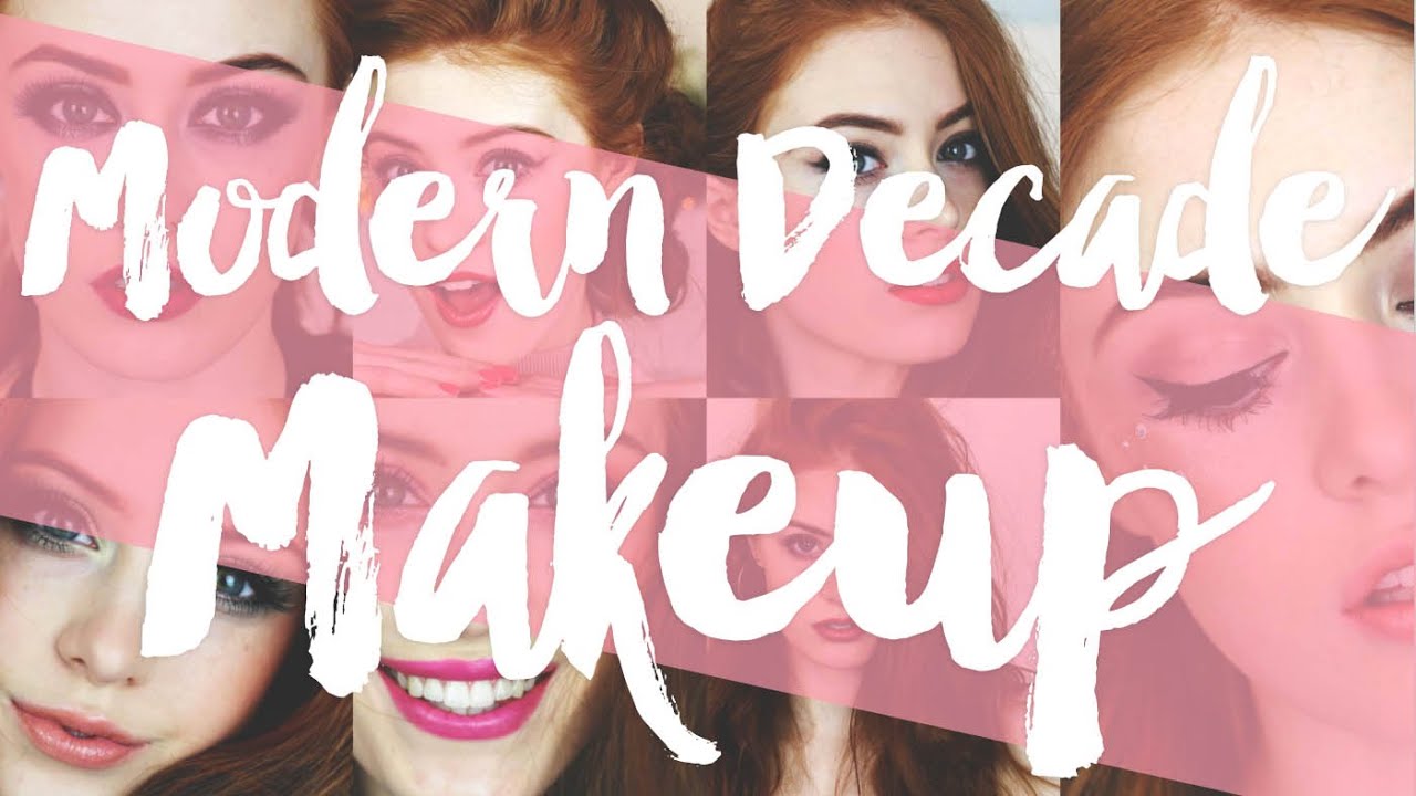 Modern Decade Makeup ALL LOOKS | MsRosieBea - YouTube