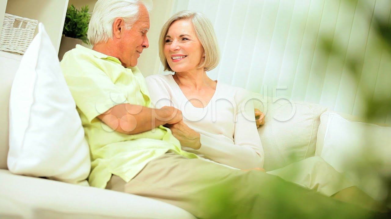 Senior Couple Enjoying Retirement Relaxing At Home. Stock Footage - YouTube