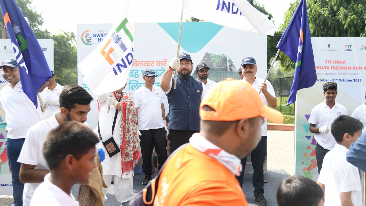 FIT INDIA SWACHHATA FREEDOM RUN 4.0 - 1 October 2023 - YouTube