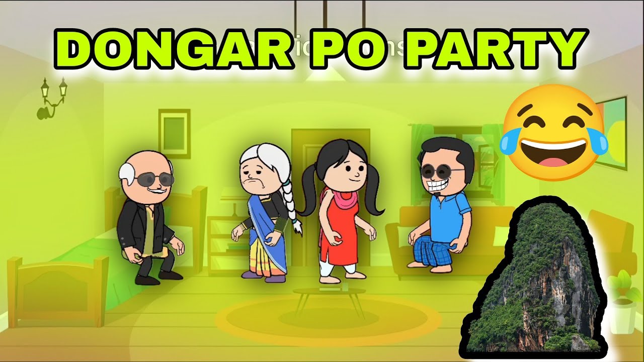 Dongar Po Party | Hindi Comedy | Javari Cartoons Comedy - YouTube