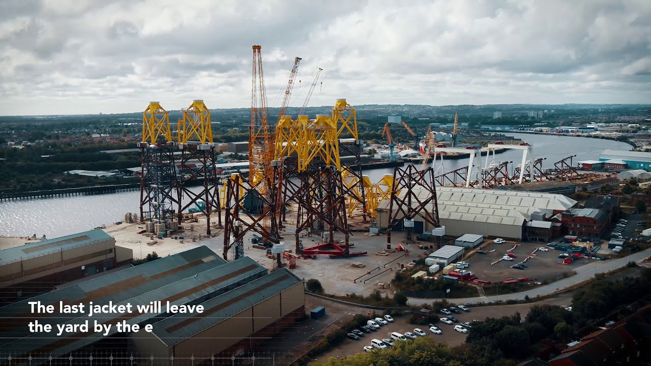 Moray East Offshore Wind Farm | Jacket production at Smulders yard in ...