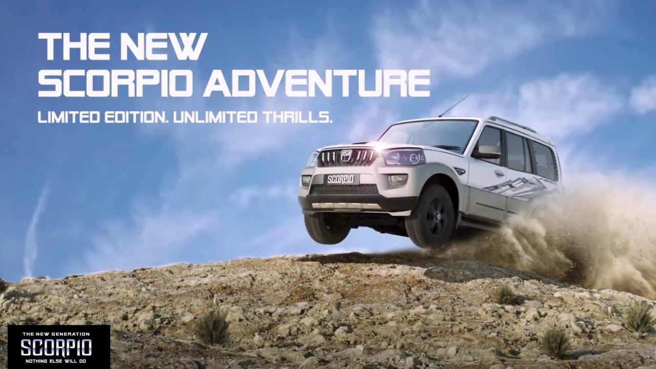 The New Limited Edition Scorpio Adventure - YouTube