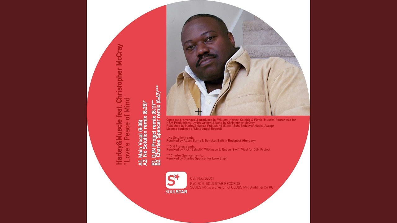 Love's Peace of Mind (feat. Christopher McCray) (Main Vocal) - YouTube