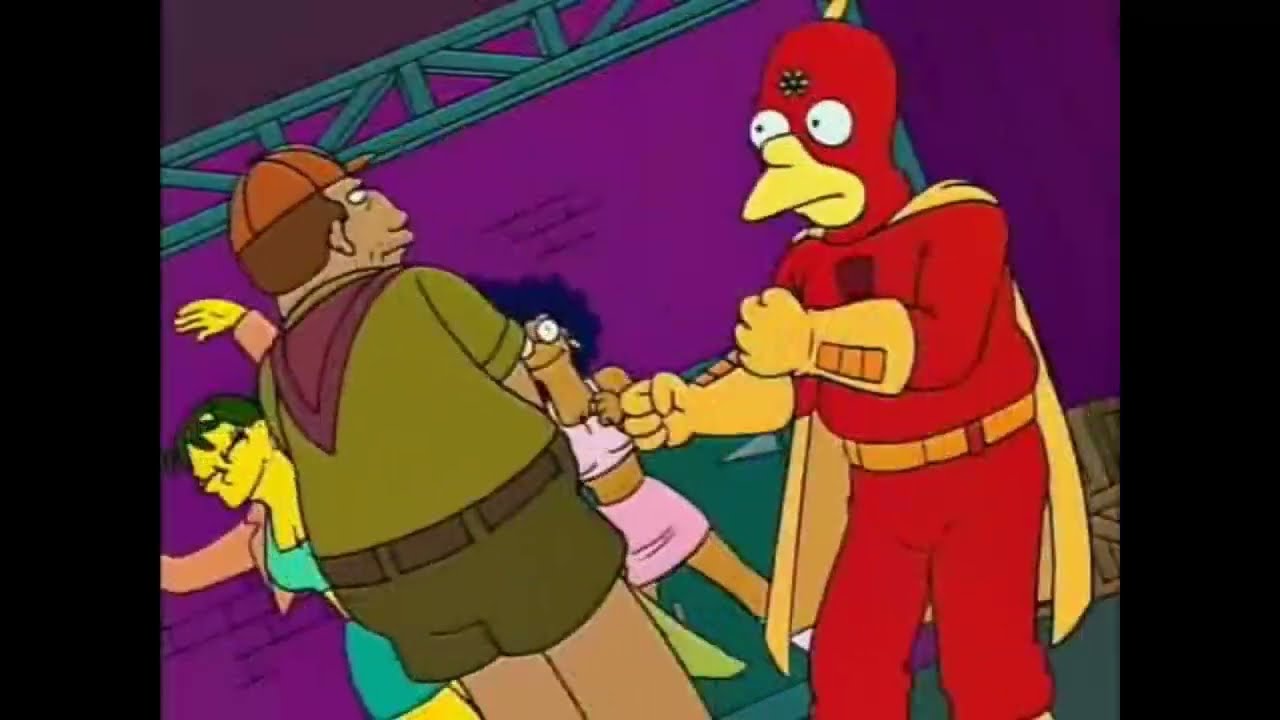 Los Simpson - El hombre radioactivo de los 70 - YouTube
