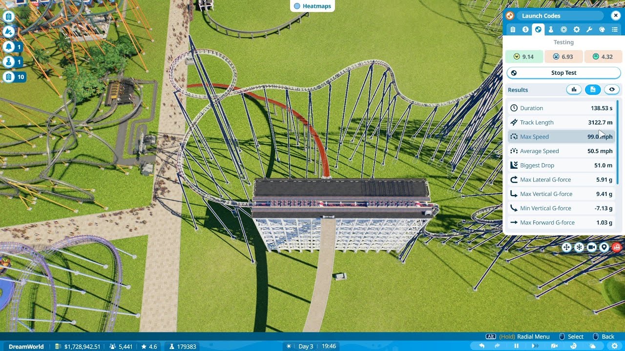 Planet Coaster 2 (PC)(English) #35 Coaster with Excitement 9.14 Length ...