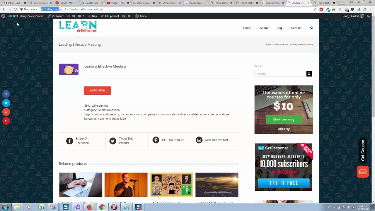 Woocommerce product image size change tutorial - YouTube