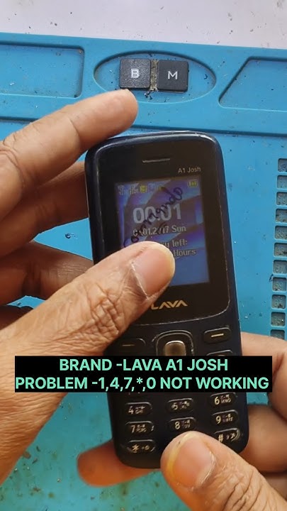 Lava A1 keypad not working 1,4,7,*,0#bigdamobiles #lava - YouTube