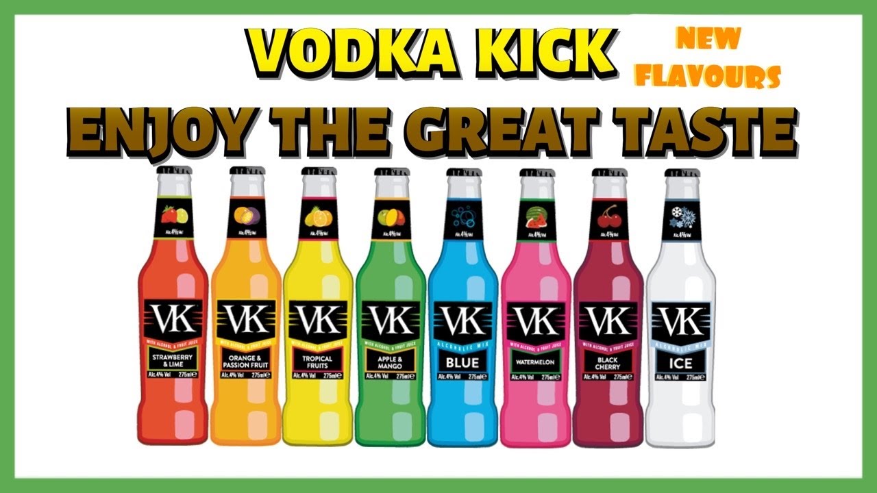#SHORTS ||VK DRINKS ||ENJOY THE GREAT TASTE OF VODKA KICK - YouTube