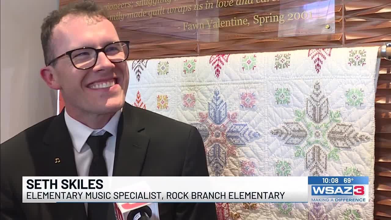 Rock Branch Elementary teacher named Teacher of the Year - YouTube