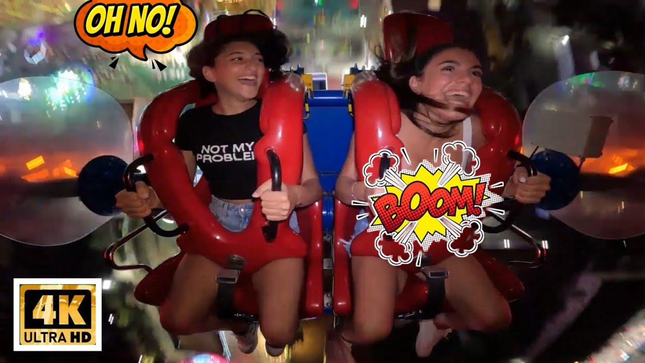 Ultimate Slingshot Ride: Watch This Girl's Crazy Reaction! # ...
