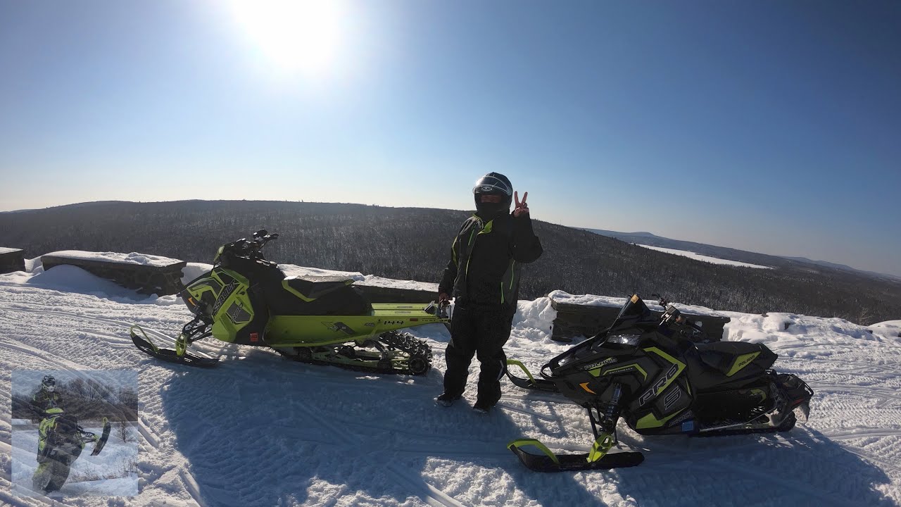PERFECT Snowmobile Trails | UP of Michigan - YouTube
