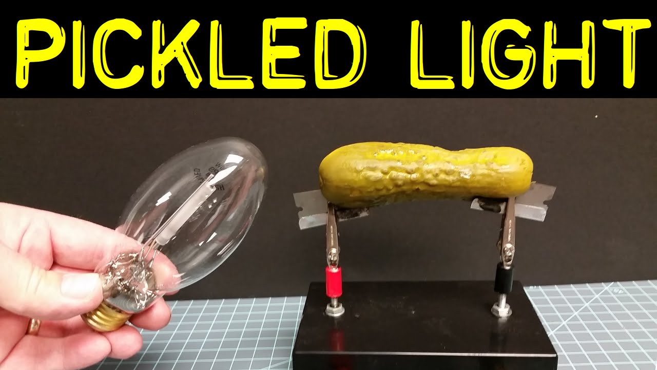 Pickled Light! No Pressure Sodium Vegetable Lamp - YouTube