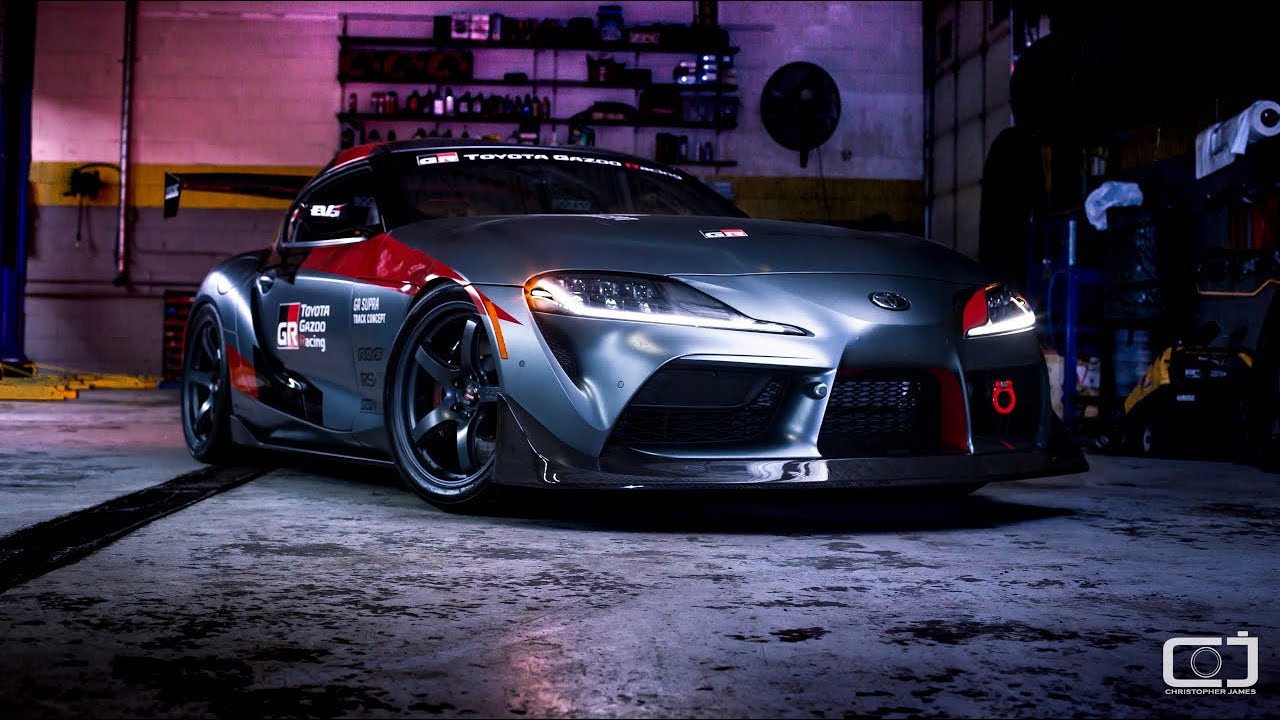 GR Supra Track Concept by Toyota Canada with Fi EXHAUST Valvetronic Cat ...