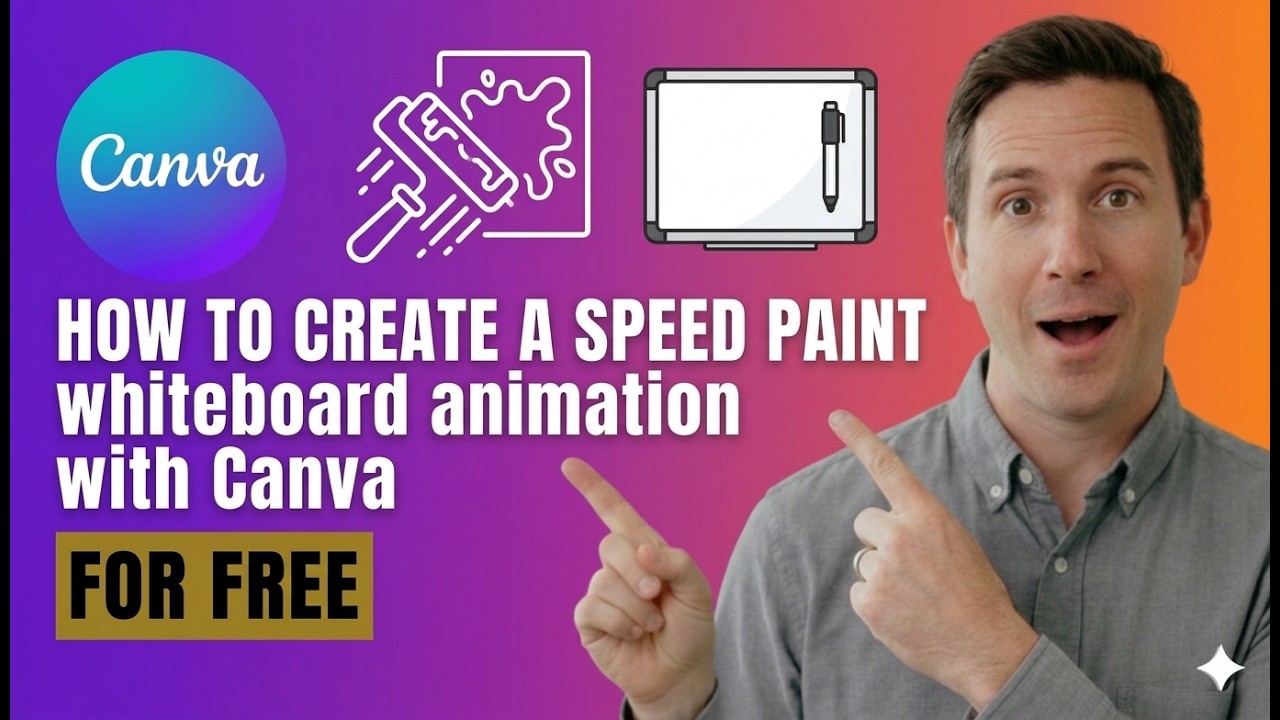 Speed Paint Whiteboard Animation in Canva | Creative Tutorial - YouTube