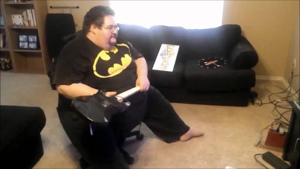 Fat Guy Francis Rages and Smashes Xbox - YouTube