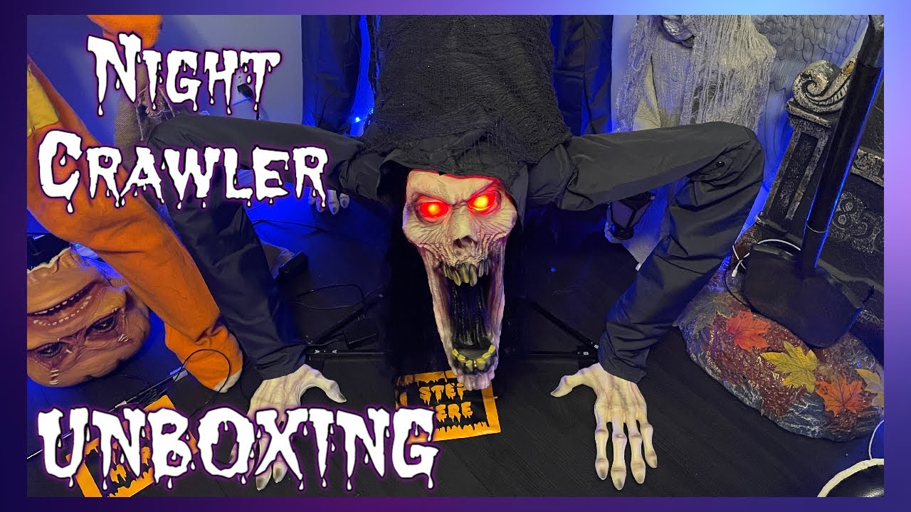 Spirit Halloween 2021 Night Crawler Unboxing and Review - YouTube