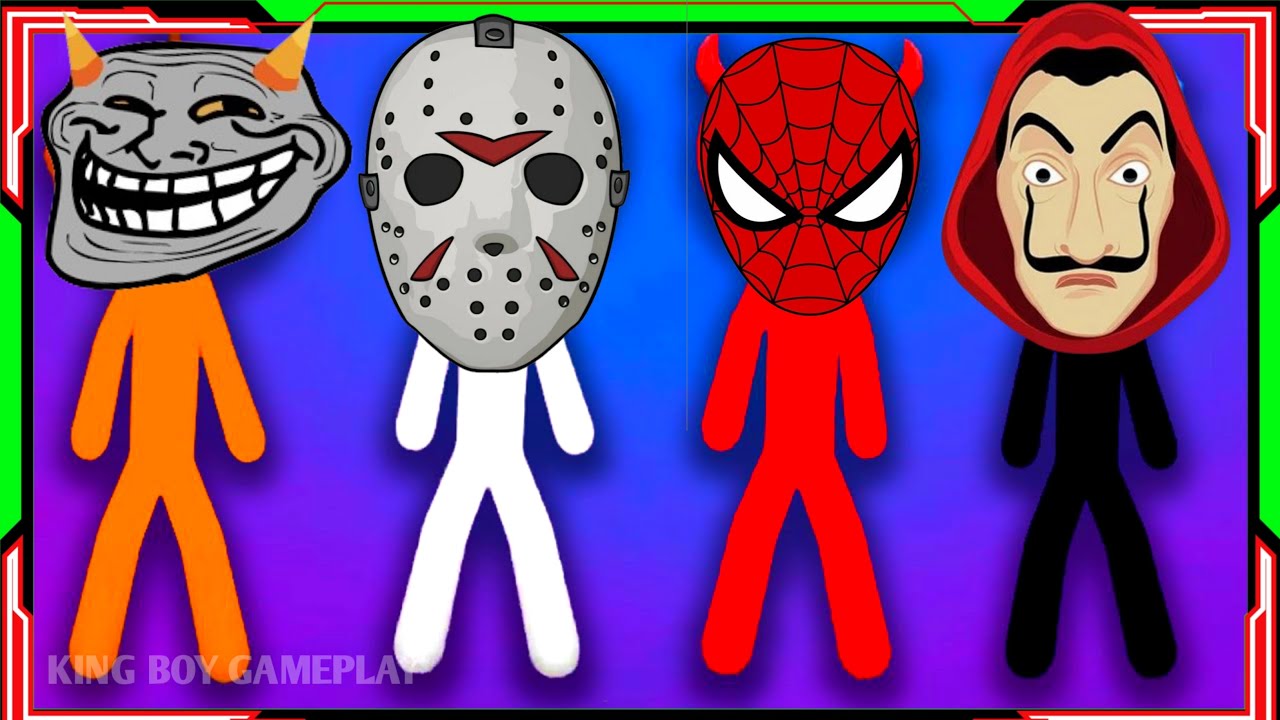 Stickman Party all New skins Gameplay | Stickman Party Full Tournament ...