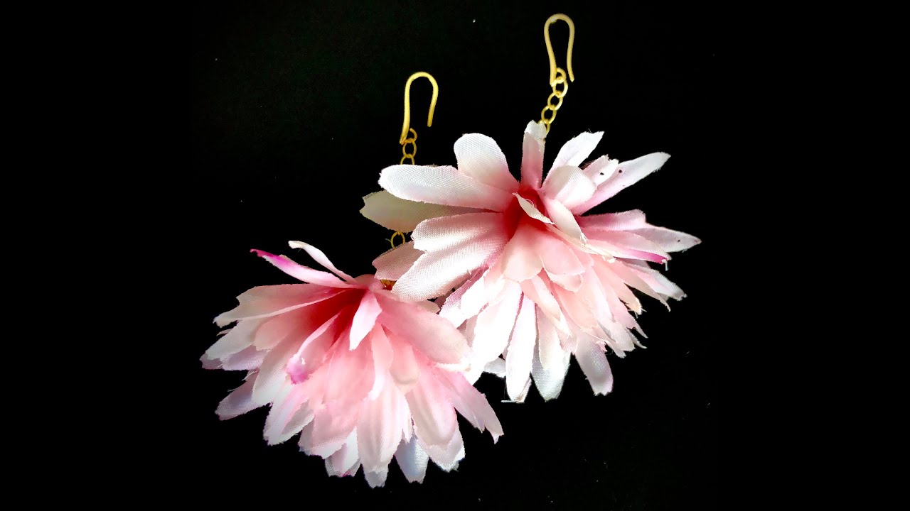 DIY Spring Flower Dangle Earrings - YouTube