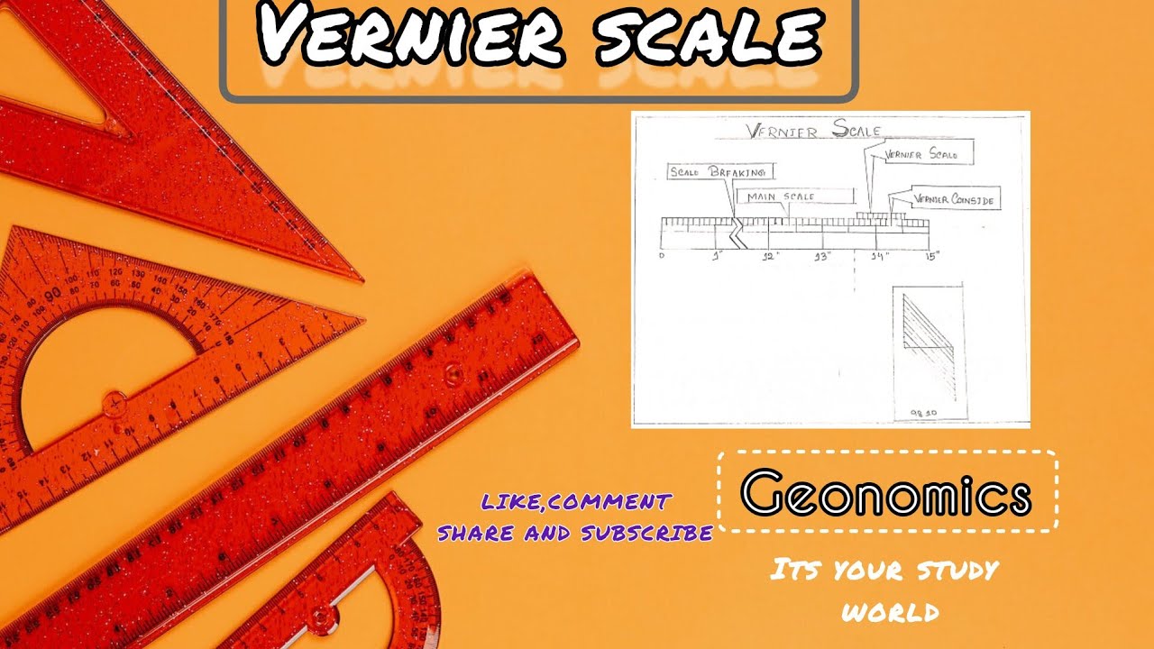 Vernier Scale [Part -1] #How to Draw Vernier Scale || Easy Calculation ...