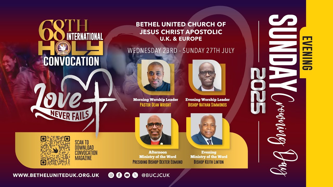 Sunday Evening | 68th Holy Convocation | 27th July 2025 - YouTube