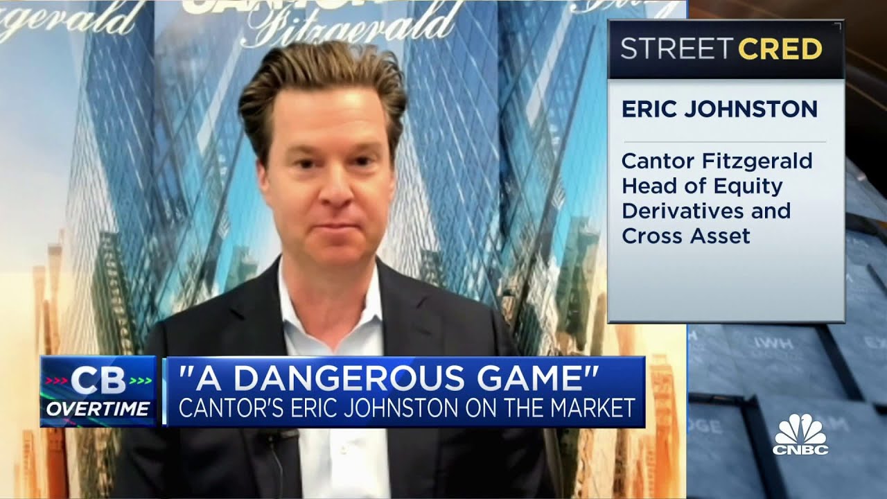We're now turning quite bearish, says Cantor Fitzgerald's Eric Johnston - YouTube