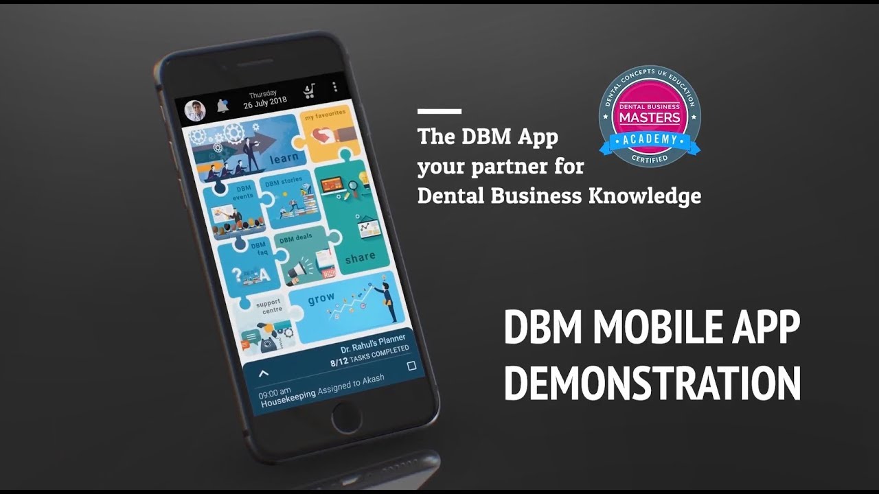 DBM Mobile App - Demonstration - YouTube