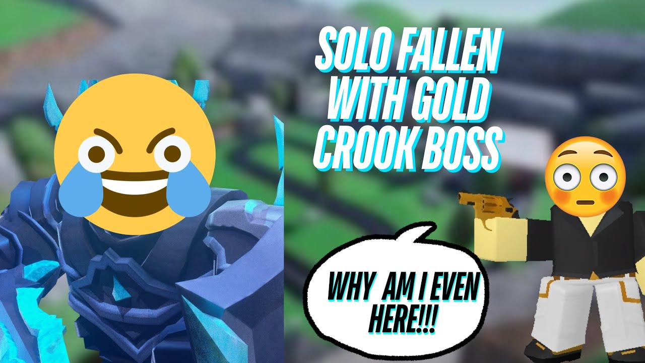 Solo Fallen with Gold Crook Boss/support (Tower Defence Simulator ...