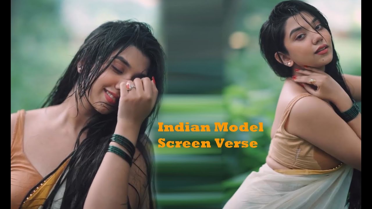 Indian Cute Model at Out door Video shoot | Screen Verse - YouTube