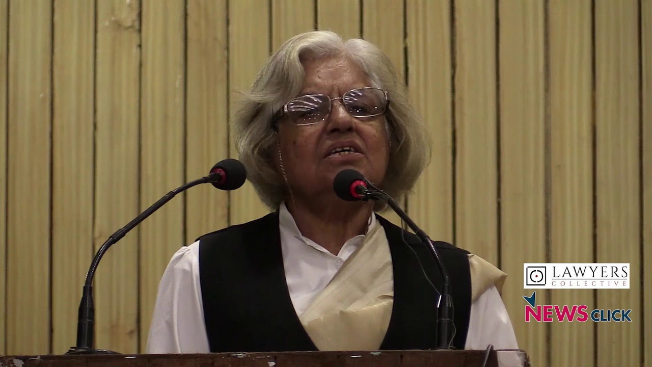 Indira Jaising Speaks on Independence of the Judiciary: Implication for ...