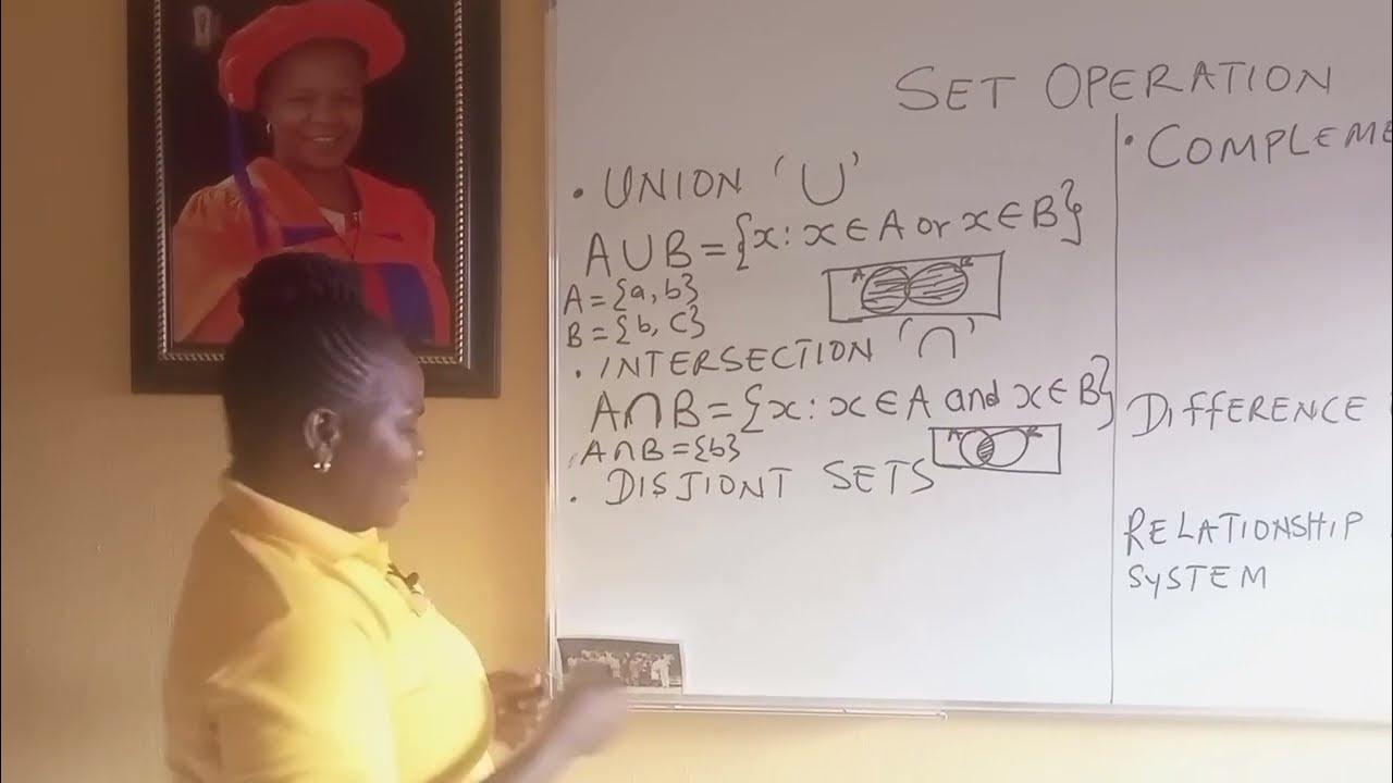 Set Operations | Union| Intersection| Difference| Complement| Disjoint Sets - YouTube