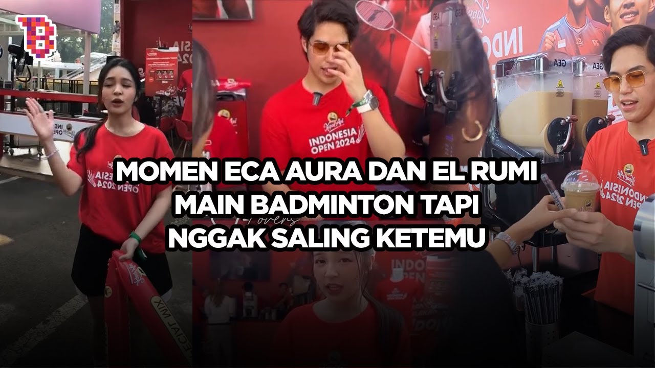 El Rumi dan Eca Aura kerja bareng lagi, sama sama main badminton tapi ...