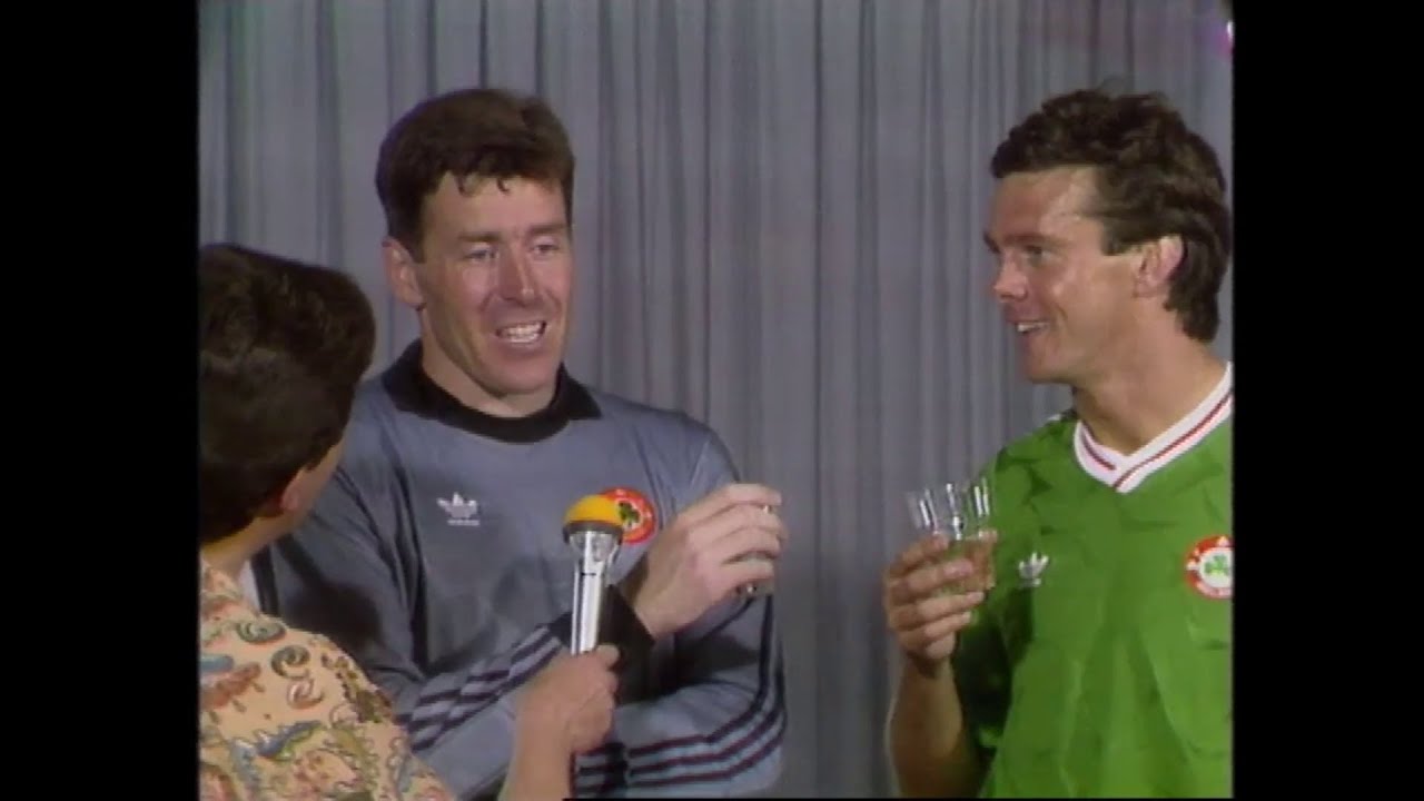 Ireland into The Quarter Finals of The Italia '90 FIFA World Cup, 1990 ...
