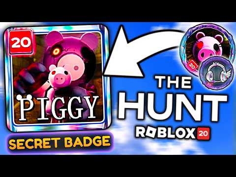 How To Get SECRET BADGE in PIGGY! (The Hunt: Roblox 20)