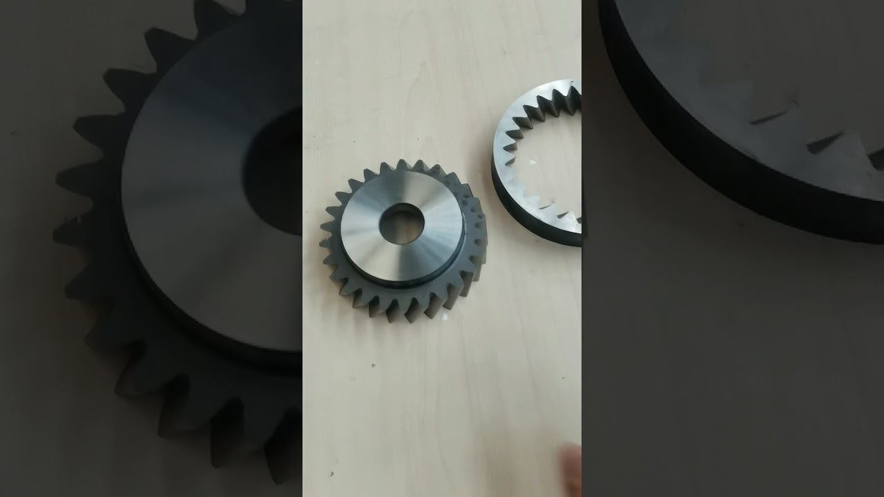 Helical Gears Cutting with big angle. - YouTube