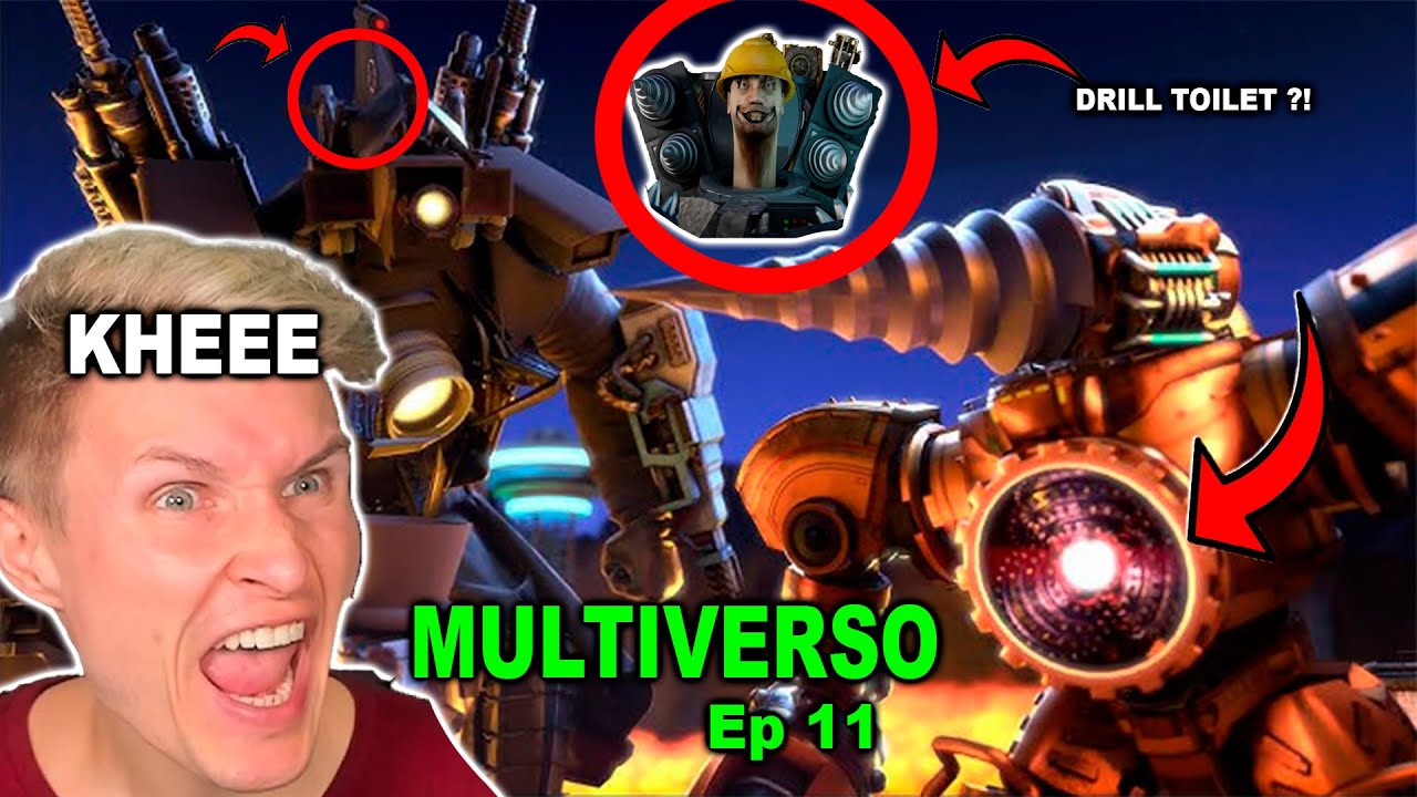 Reacciono a MULTIVERSO Capitulo 11 - TITAN DRILL MAN MUERE? Titan CLOCKMAN VIVIRA? - YouTube