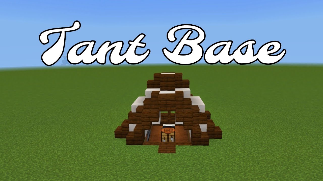 minecraft Tent ⛺ Base Day 173 video 3 - YouTube