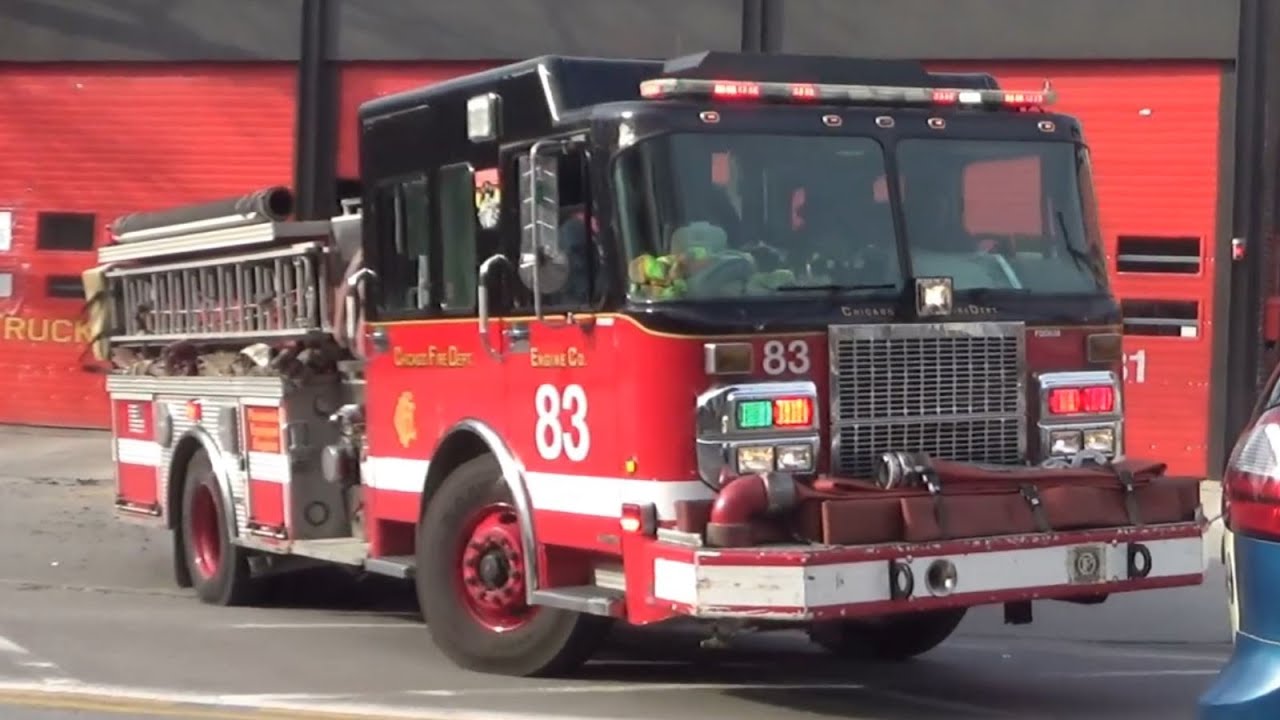 Chicago Fire Department Engine 83 Responding - YouTube