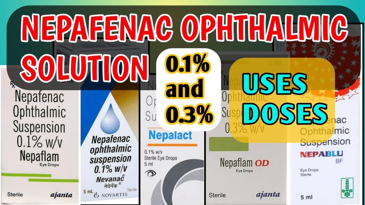 Nepafenac eye drop: Benefits, Side Effects, and Dosage | Nevanac ...