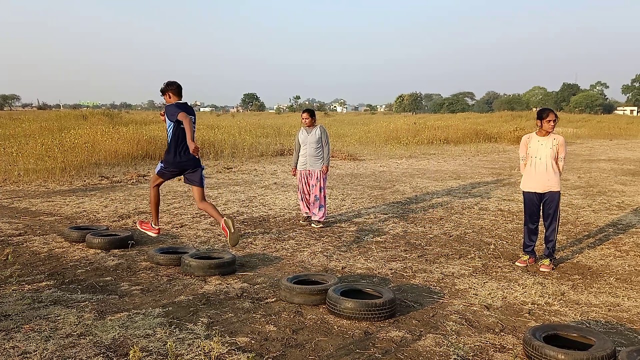 Tyre Work out...Long Step Helpful for Running........ - YouTube
