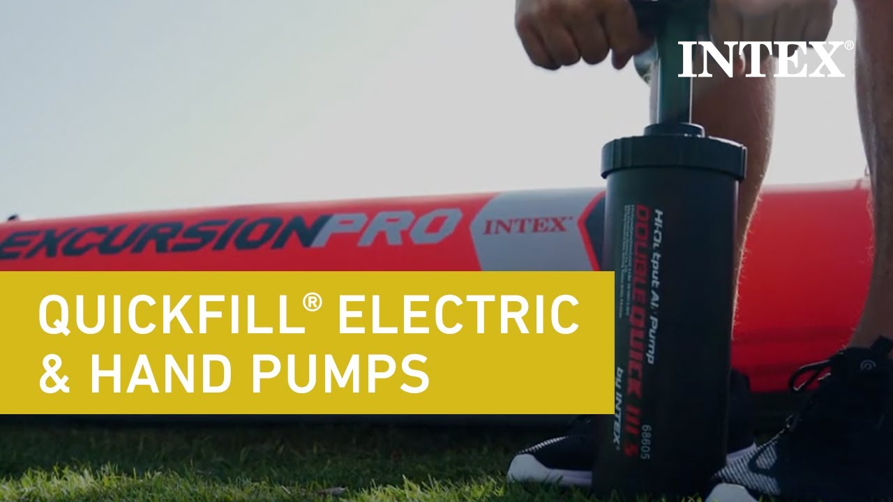 Intex® QuickFill® Electric and Hand Pumps - YouTube