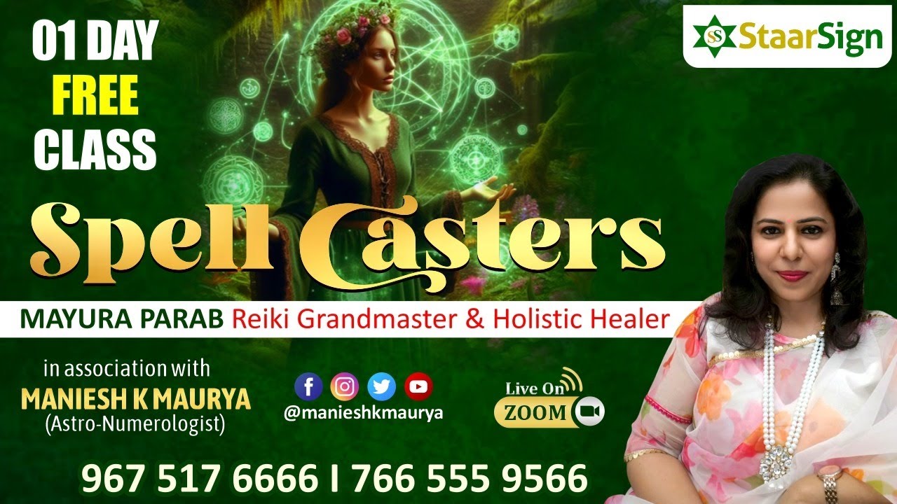 01 DAY FREE CLASS ON SPELL CASTERS, Phone/Whatsapp: +91 766 5511 577 ...