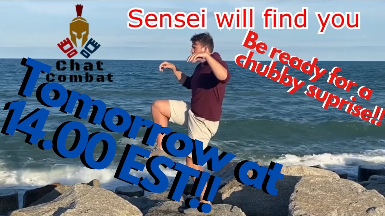 Tomorrow at 14.00 EST on ChatCOMBAT: Karate blackbelt SENSEI SETH! Make ...