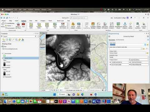 ArcGIS Pro Tutorial: Extract By Mask Two Ways - YouTube