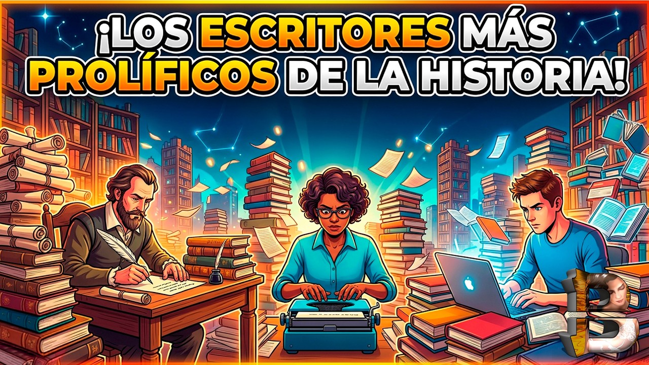 LOS AUTORES MÁS PROLÍFICOS DE LA HISTORIA - YouTube