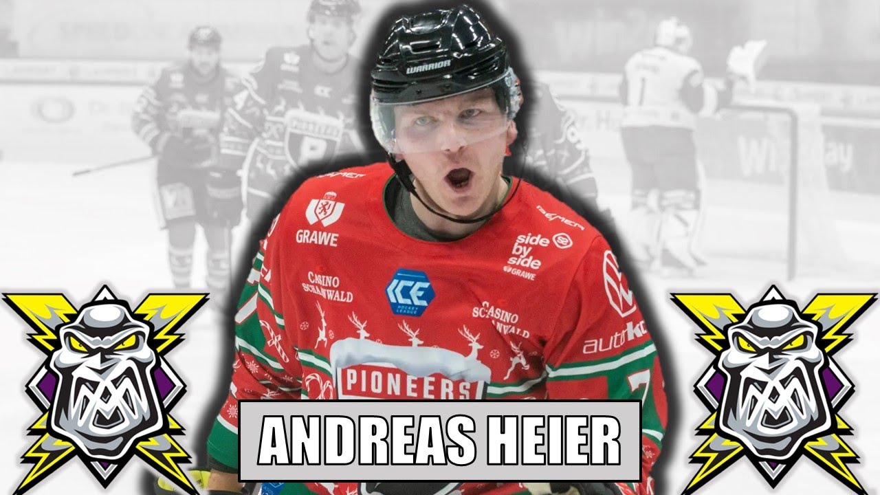 Manchester Storm Sign Andreas Heier - YouTube
