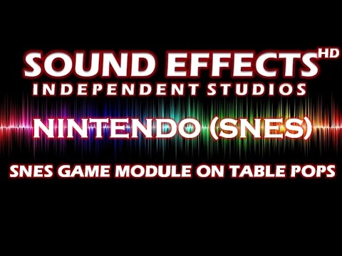 SFX - SOUND EFFECT: NINTENDO (SNES) FAMICOM: SNES GAME MODULE ON TABLE ...