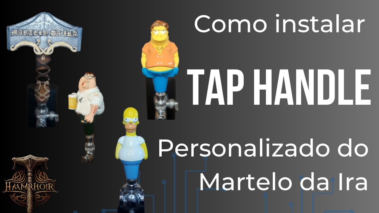 Como instalar um TAP Handle Personalizado na sua torneira de chopp #106 ...